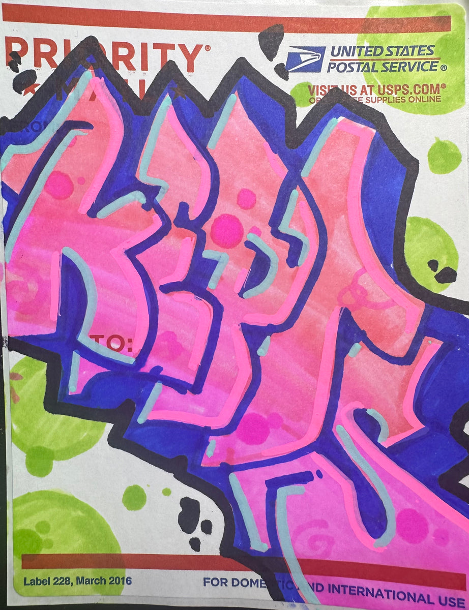 graffiti sticker Going postal #21 – stylemechanics