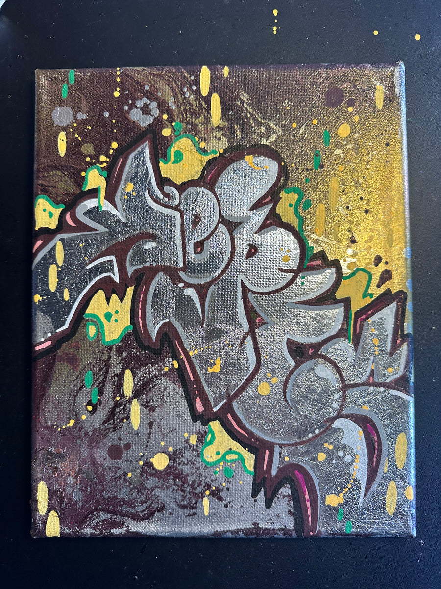 Self Reflect 8x10 graffiti canvas – stylemechanics