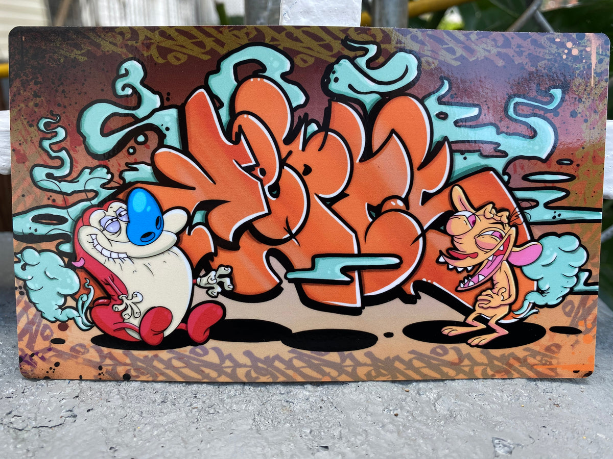 Ren and stimpy (kepts) full version big pack graffiti sticker ...