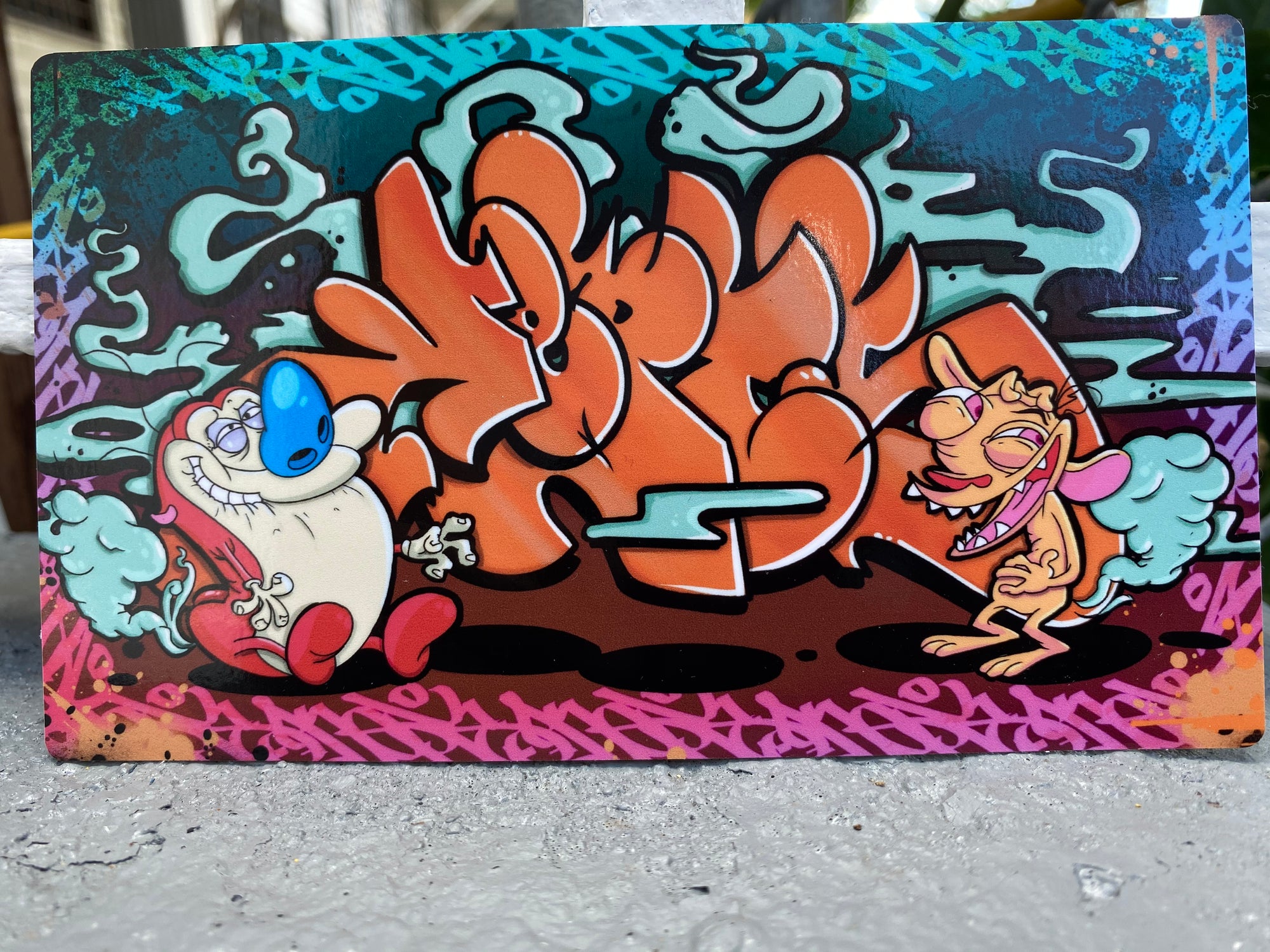 Ren and stimpy (kepts) full version big pack graffiti sticker ...